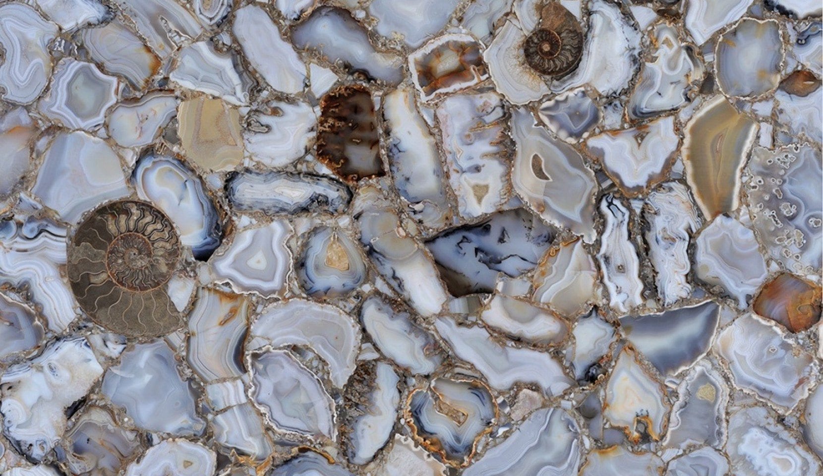 White Agate Light Precioustone — Huber Naturstein Markt Schwaben bei ...